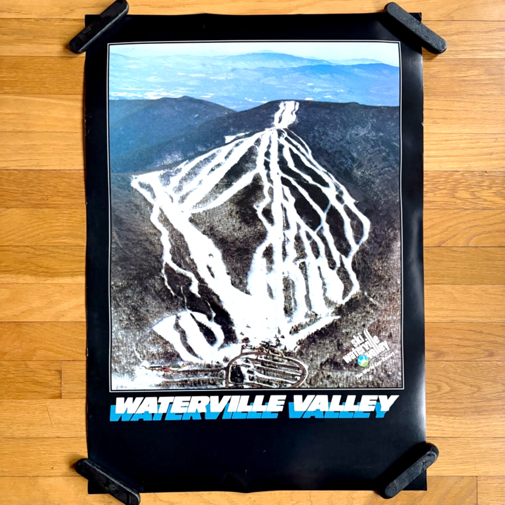 Waterville Valley Ski Resort New Hampshire vintage advertising poster ...