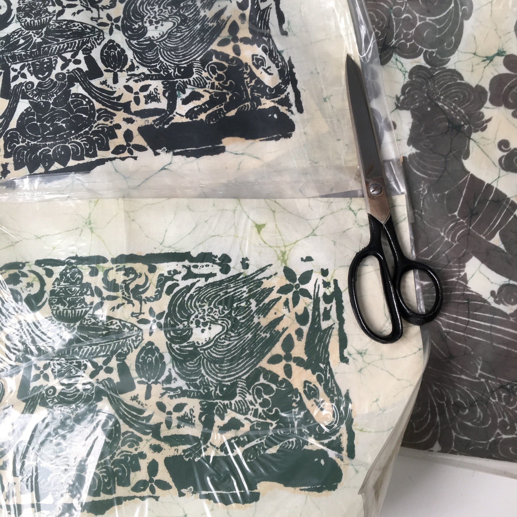 1970s Original Batik Art